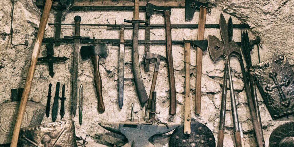Les différents types d'armes au Moyen-Âge - Blog Médiéval